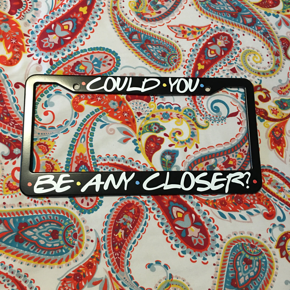 Friends License Plate Frame | Friends TV Show Gift – TVShowGifts